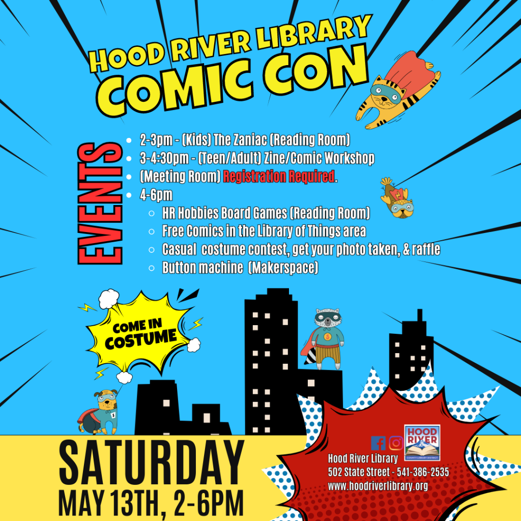 Teen Programs | Hood River County Library District